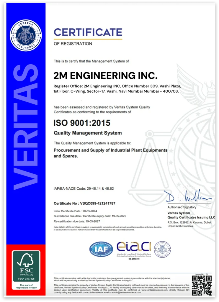 ISO Certificate - 2M